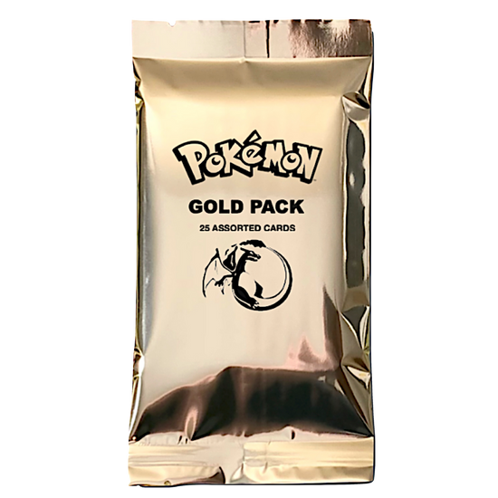 Pokémon Gold Pack - Best Value Lot of 10 Packs – TCG Best Value ...
