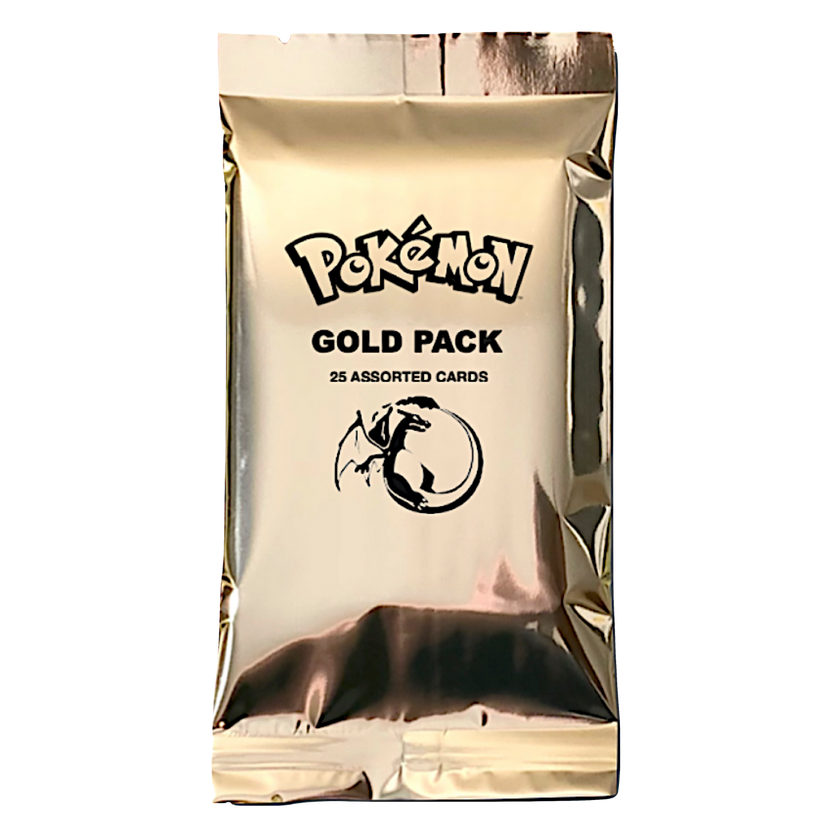 Pokémon Gold Pack - Best Value Lot of 10 Packs – TCG Best Value ...